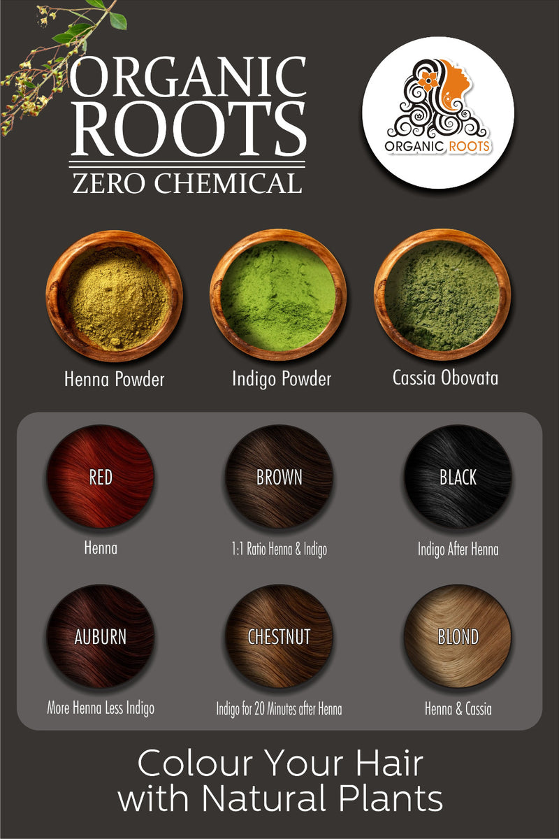 Unlock Natural Beauty : Henna & Indigo Hair Dye For Vibrant Shades ...