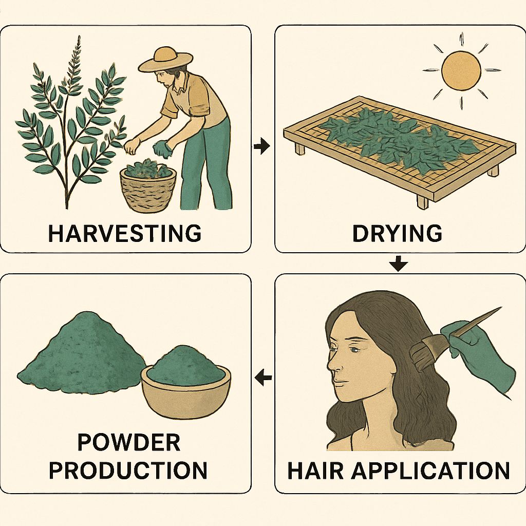 Organic Roots Indigo – Best Pure Indigo Powder for Natural Hair Dye